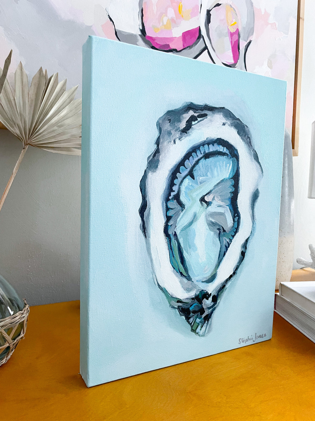 Vast Serene Blue, Original Painting | Stephie Jones Art