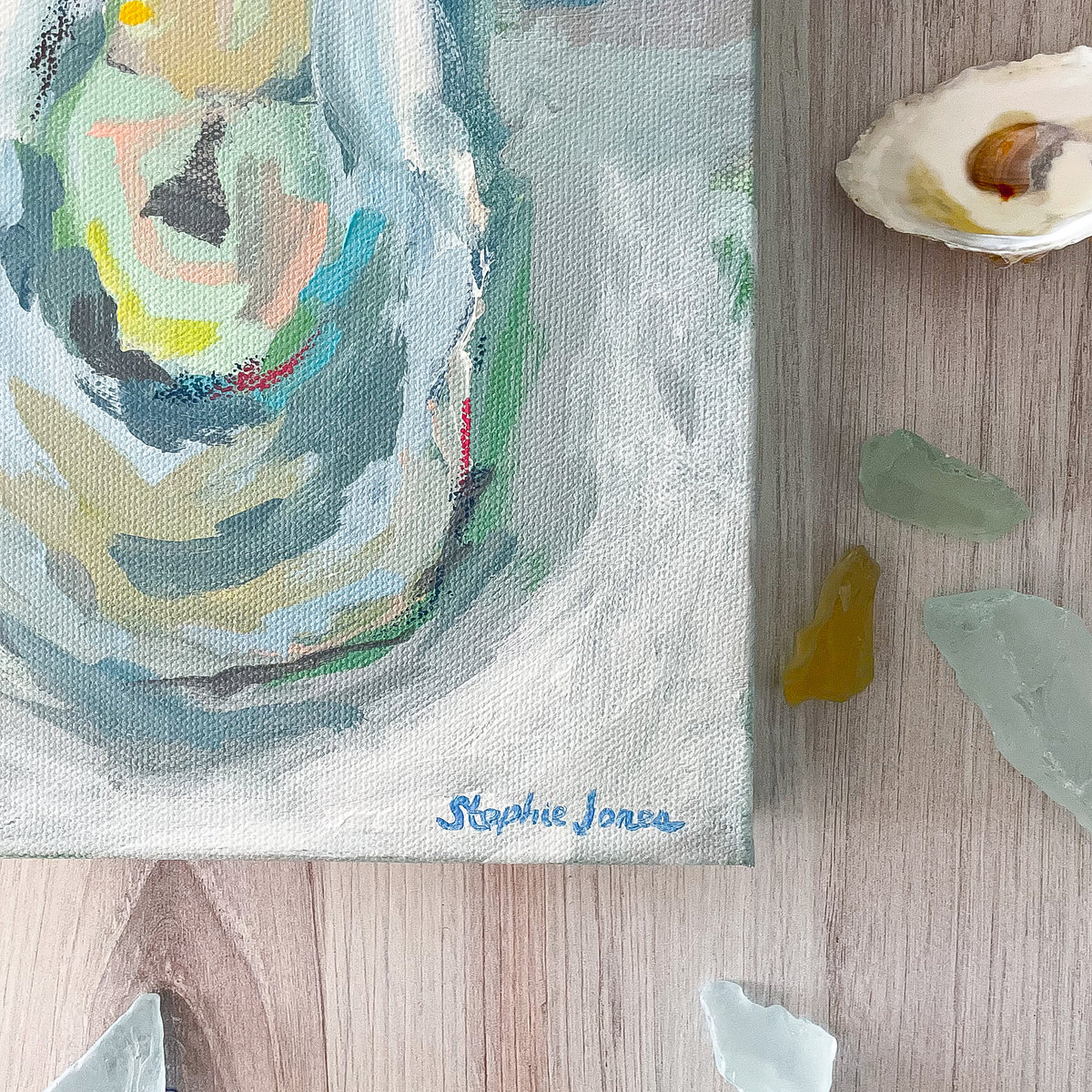 Intriguing Visitor, Original Painting | Stephie Jones Art