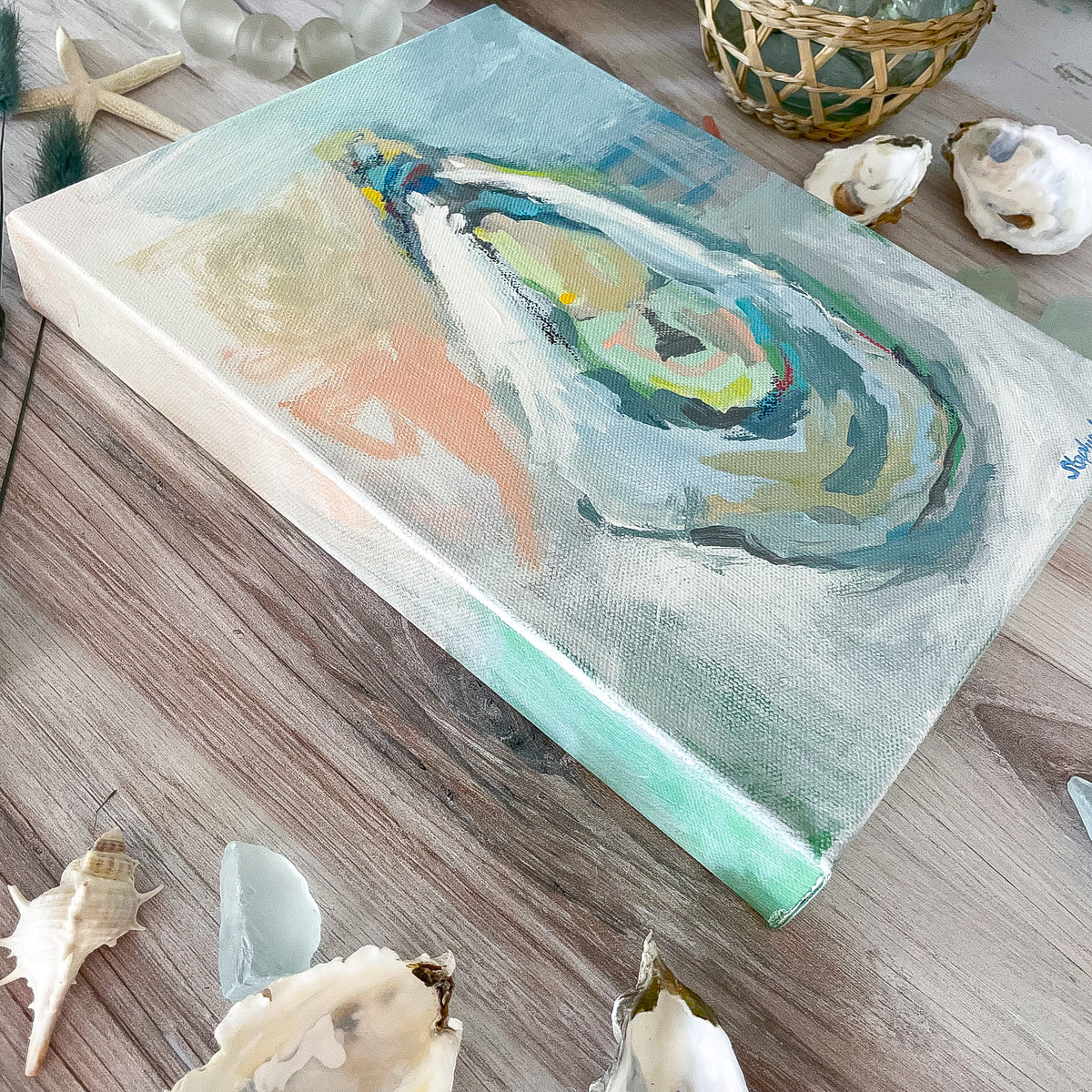 Intriguing Visitor, Original Painting | Stephie Jones Art